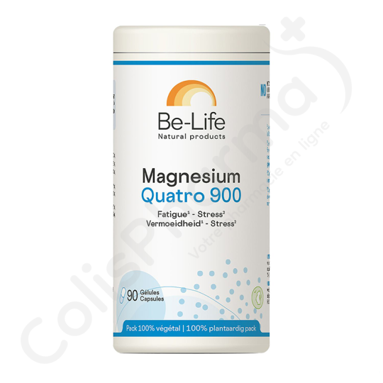 Be-Life Magnesium Quatro 900 - 90 capsules - ColisPharma