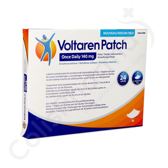 Voltaren Patch Once Daily 140 mg - 10 pièces