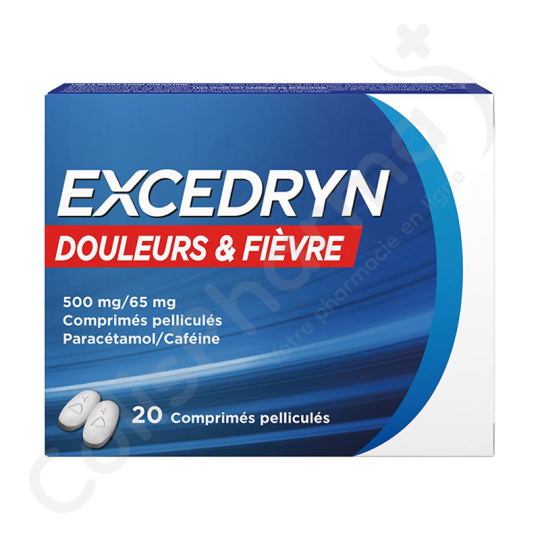 Excedryn Pijn & Koorts - 20 tabletten - ColisPharma