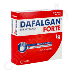 Sedergine Forte 1g - 20 comprimés effervescents