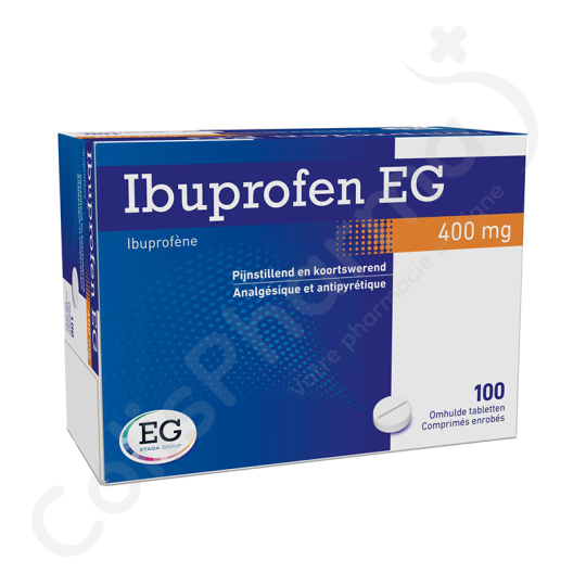 Ibuprofen EG 400 mg - 100 tabletten - ColisPharma