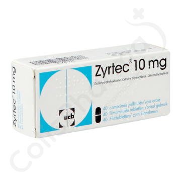 Zyrtec 10 mg - 40 tabletten - ColisPharma
