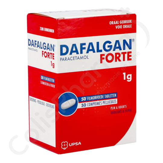 Dafalgan Forte 1g 50 comprimés