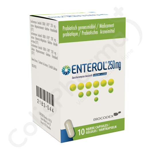 Enterol 250 mg - 10 capsules