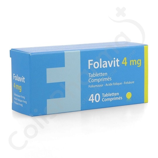 Folavit 4 mg - 40 tabletten - ColisPharma
