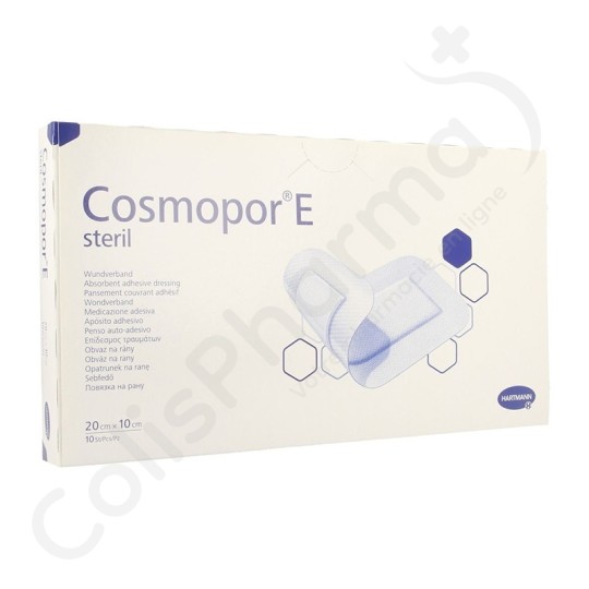 Cosmopor E 20 x 10 cm 10 pansements stériles - ColisPharma