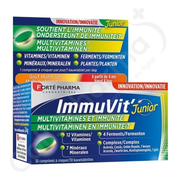 Immuvit' 4G Junior - 30 tabletten