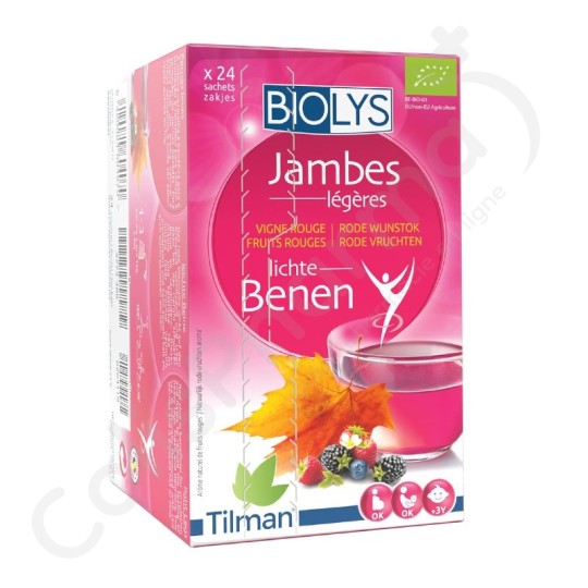 Biolys Rode Wijnstok & Rode Vruchten - 24 sachets