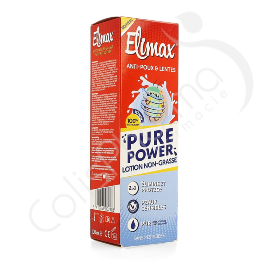 Elimax Pure Power Lotion non-grasse 100 ml - ColisPharma