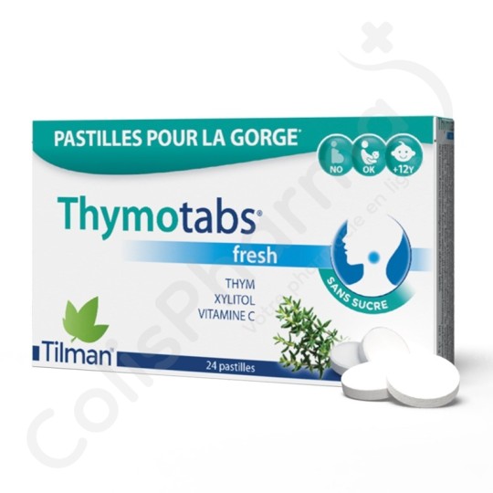 ThymoTabs Fresh 24 pastilles - ColisPharma