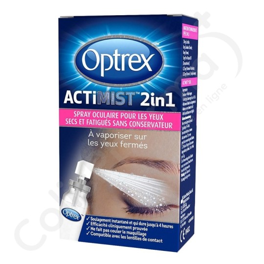 Optrex Actimist 2 en 1 - Spray 10 ml - ColisPharma
