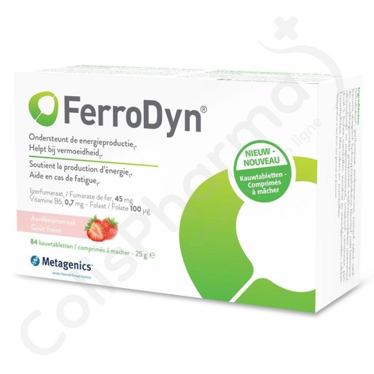 FerroDyn - 84 comprimés à croquer - ColisPharma