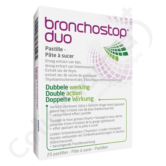 Bronchostop Duo - 20 pastilles - ColisPharma