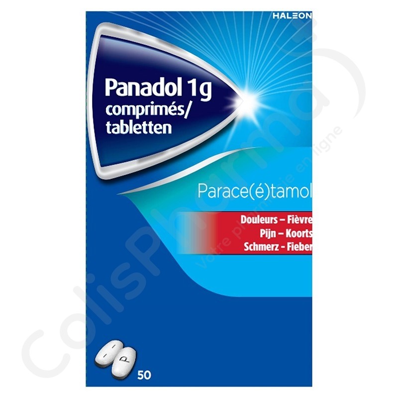 Panadol Plus 1g - 50 comprimés - ColisPharma