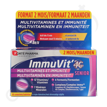 Immuvit' 4G Senior - 60 comprimés - ColisPharma