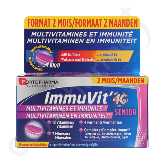 Immuvit' 4G Senior - 60 tabletten