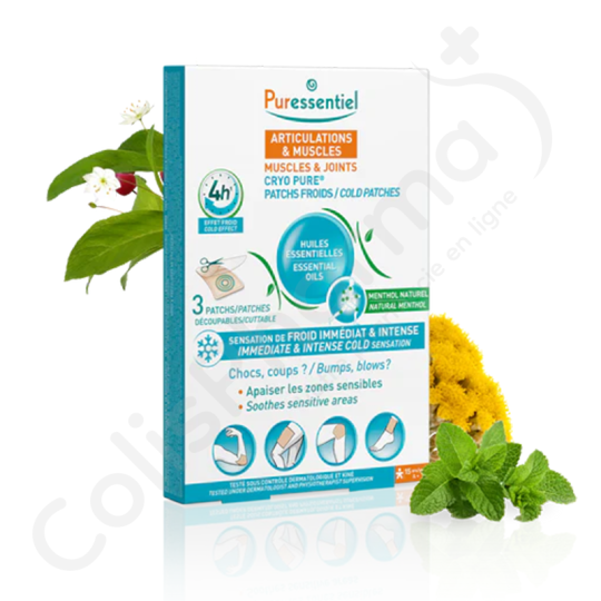 Puressentiel Articulations & Muscles Cryo Pure - 3 patchs froids - ColisPharma