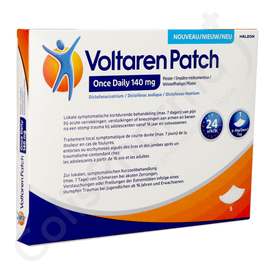 Voltaren Patch Once Daily 140 mg - 5 pleisters - ColisPharma