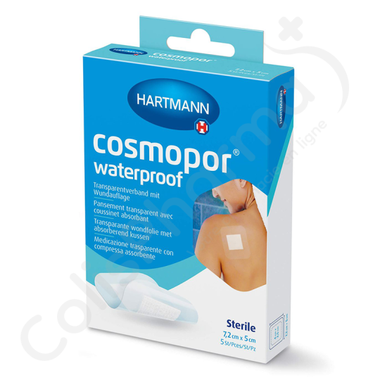 Cosmopor Waterproof 5 x 7,2 cm - 5 pansements imperméables - ColisPharma