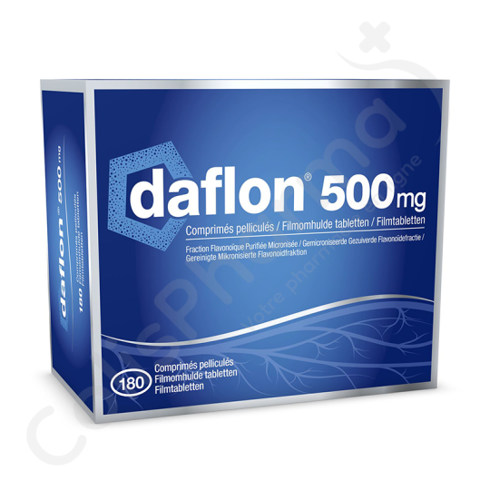 Daflon 500mg - 180 comprimés